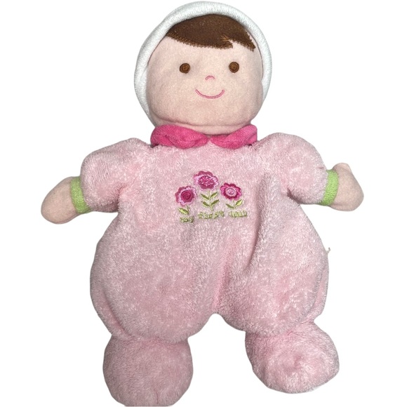 Carter's | Toys | Carters Just One Year My First Doll Rattle Pink Plush ...